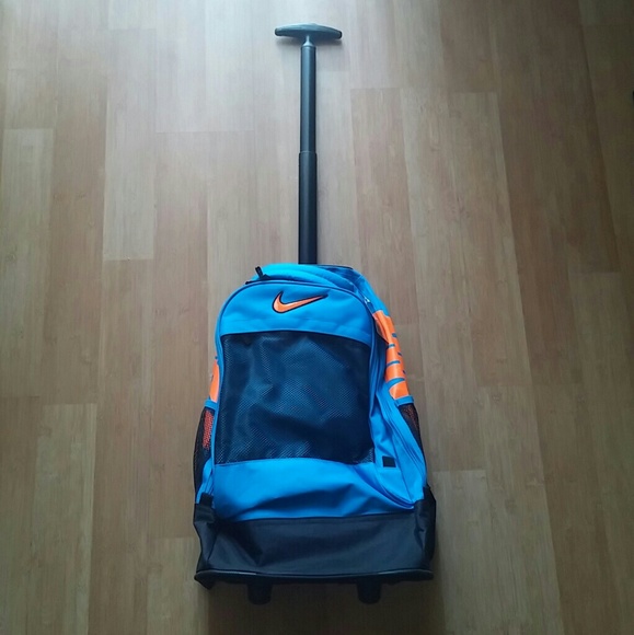 Nike | Bags | Nwt Nike Rolling Backpack Book Bag Laptop Carry On | Poshmark